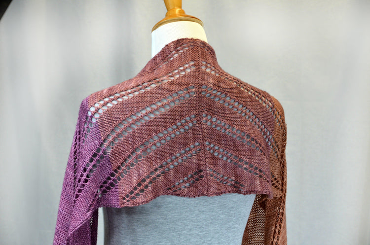 ANDROMEDA Lace Scarf - PDF Knitting Pattern – Purple Wool Co.